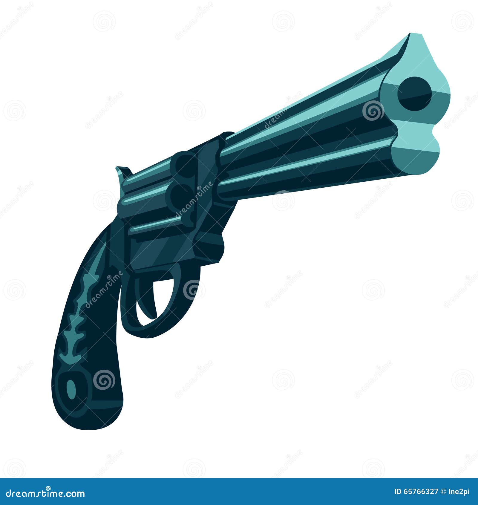 Gun Vector Handgun Shooting Weapon Pepper Spray Military Firearm ...