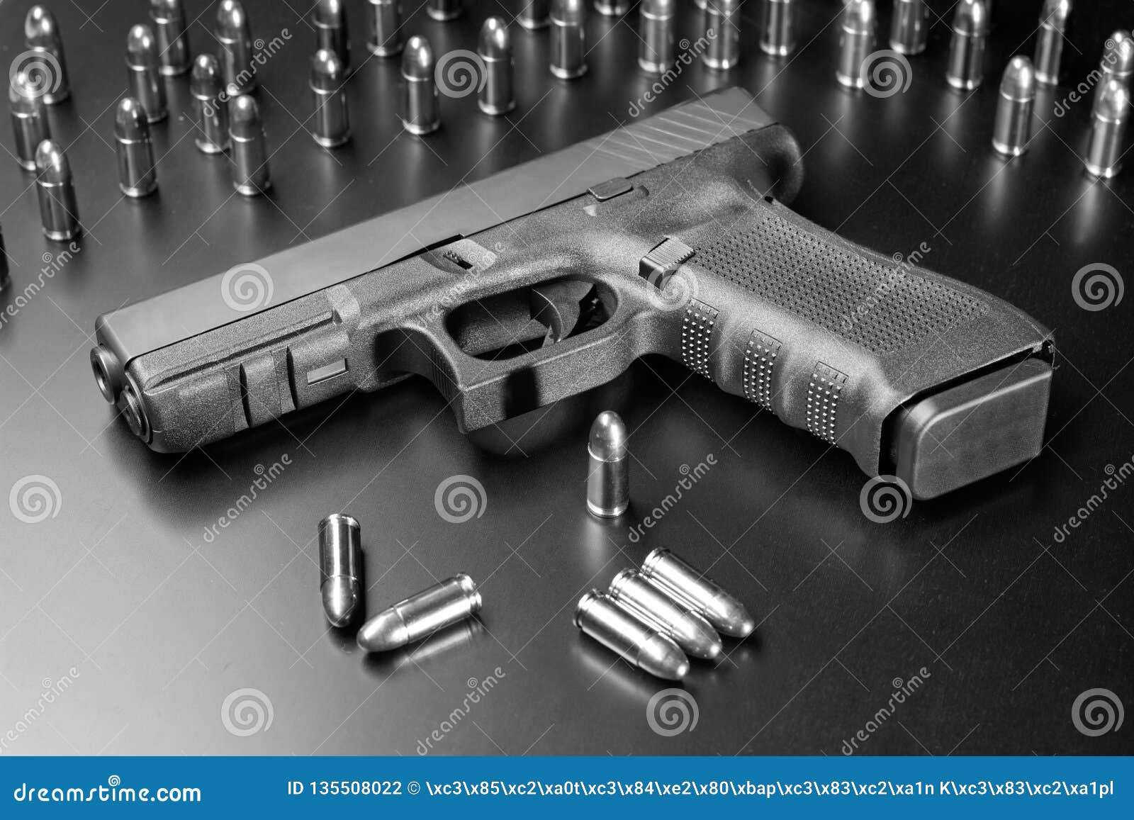 Handgun stock photo. Image of assault, life, army, kill - 135508022