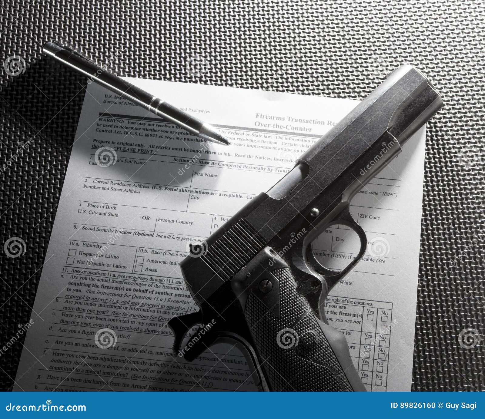 Handgun Purchase Forms Stock Photos - Free & Royalty-Free Stock Photos ...