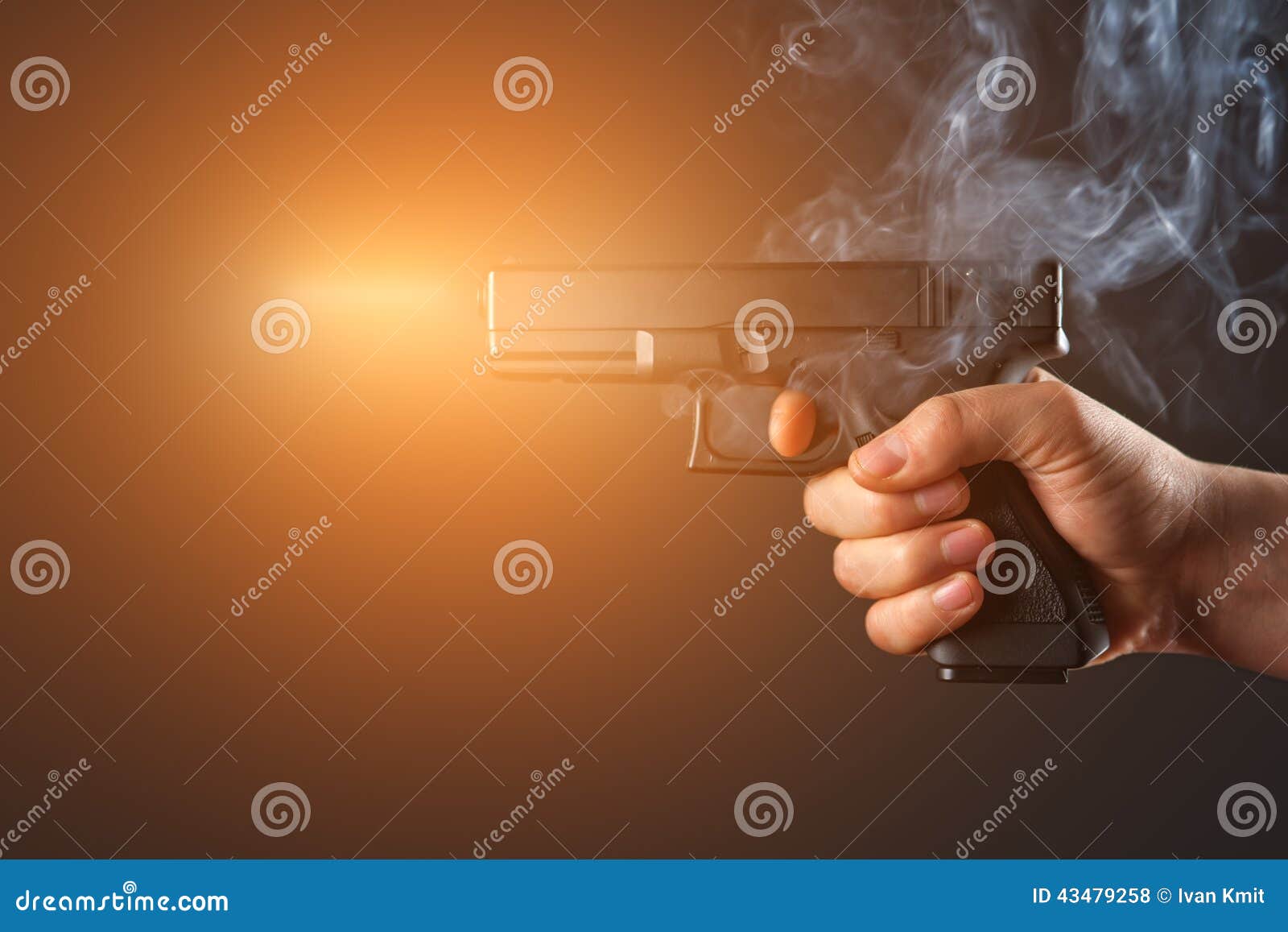 Handgun stock photo. Image of motion, aiming, exploding - 43479258