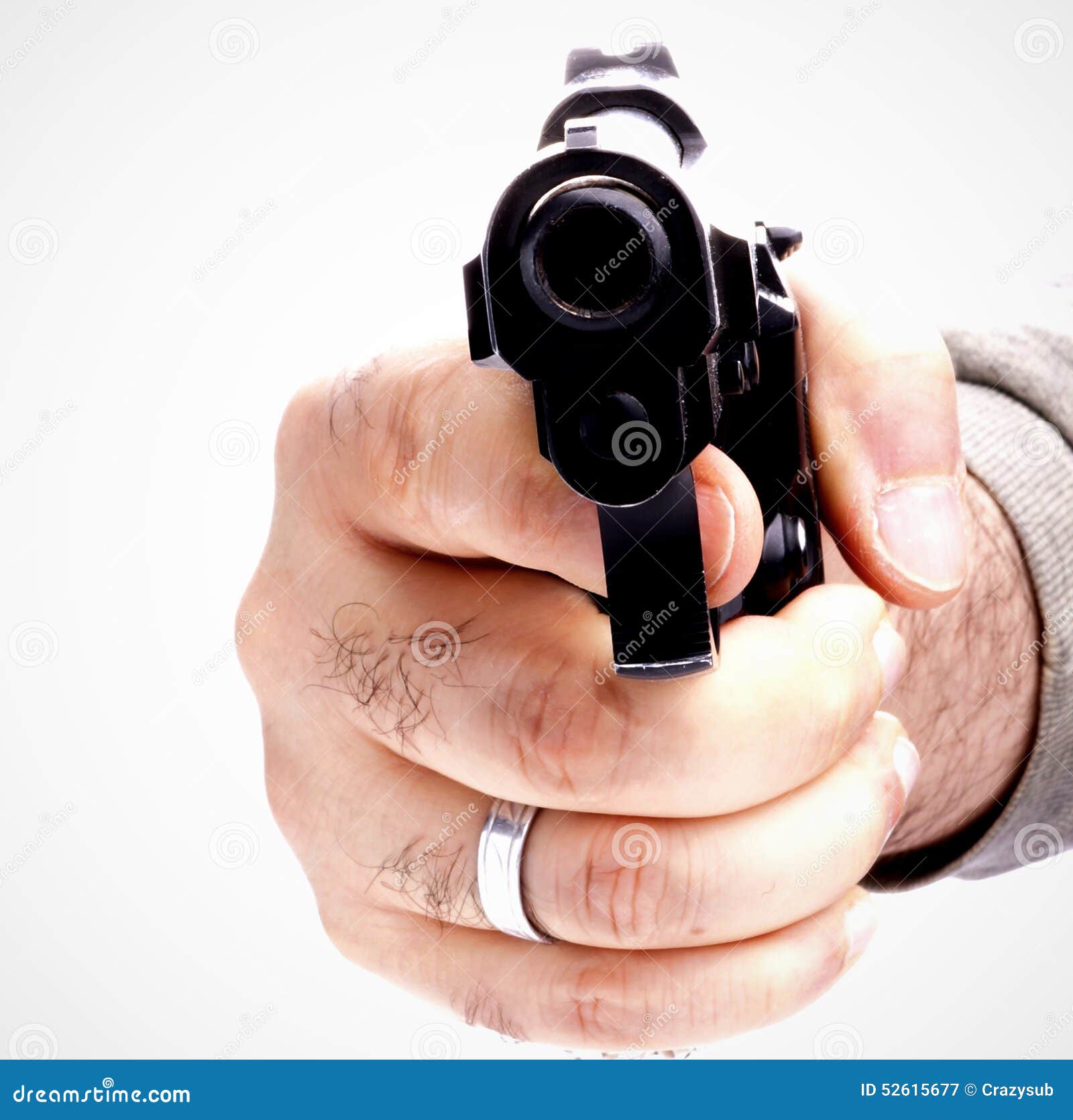 Handgun stock image. Image of background, crime, shot - 52615677