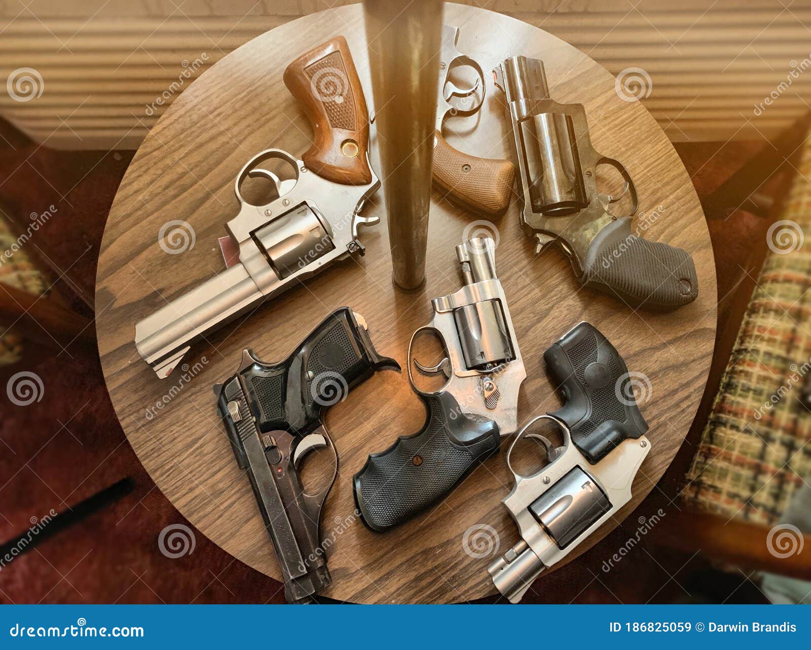 Two Handguns Royalty-Free Stock Photography | CartoonDealer.com #3443003