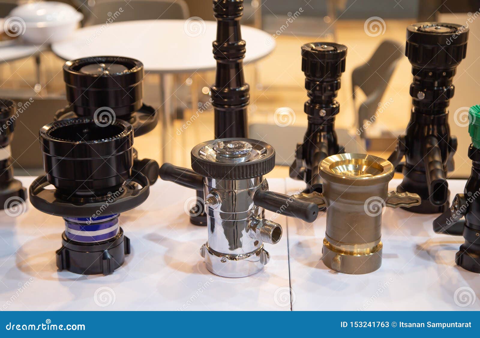 Handheld Automatic Nozzle stock image. Image of protection - 153241763