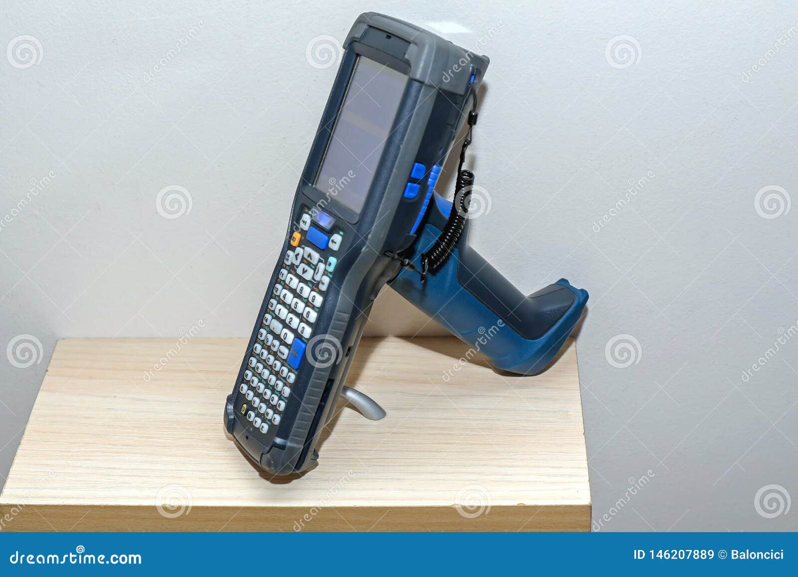 Handheld Barcode Scanner stock image. Image of reader - 146207889