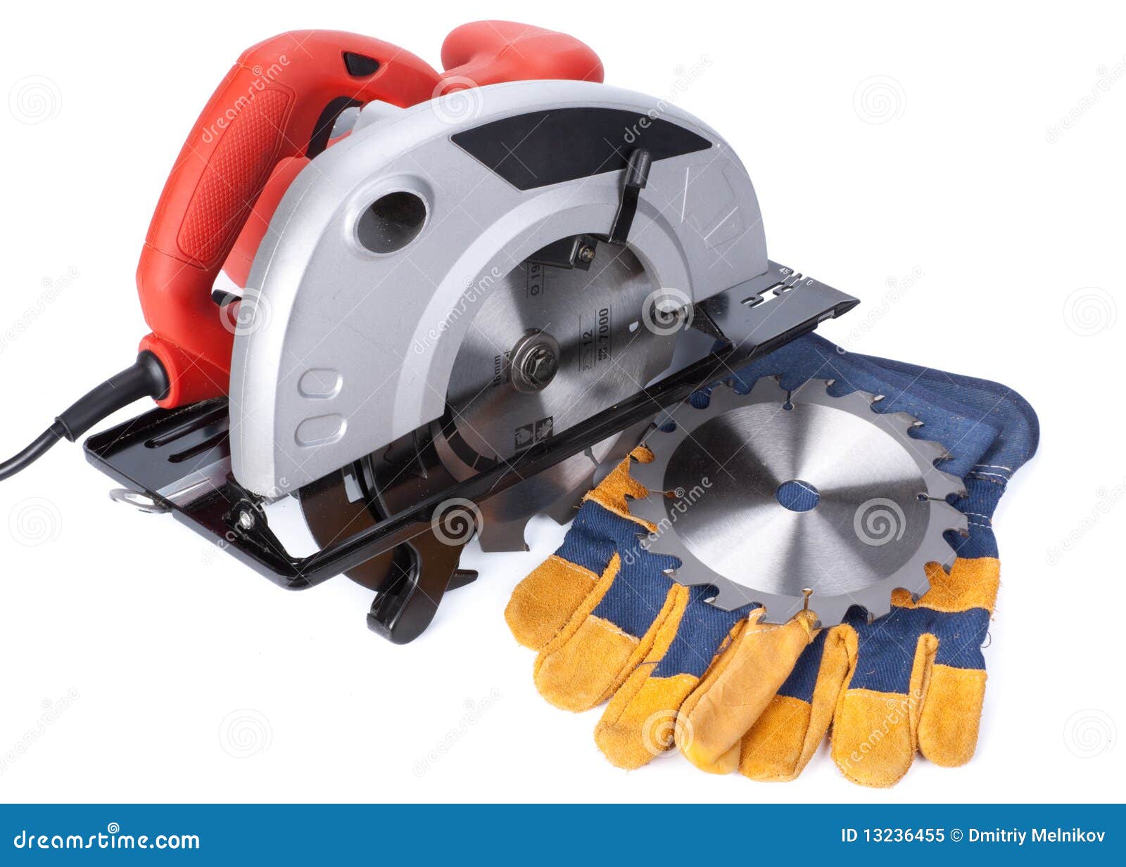 Handheld circular saw stock image. Image of carpentry - 13236455