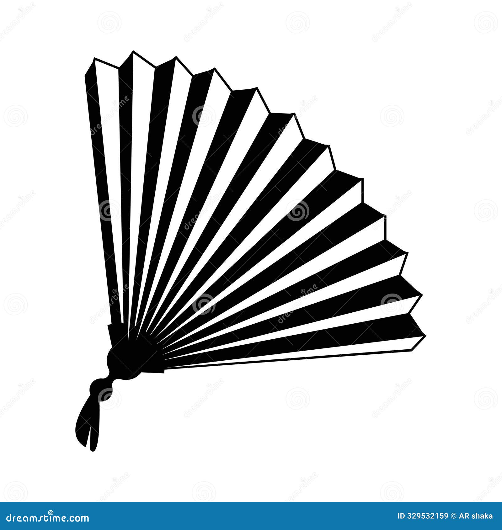 Handheld Fan Icon Logo Vector Design Template Stock Illustration ...