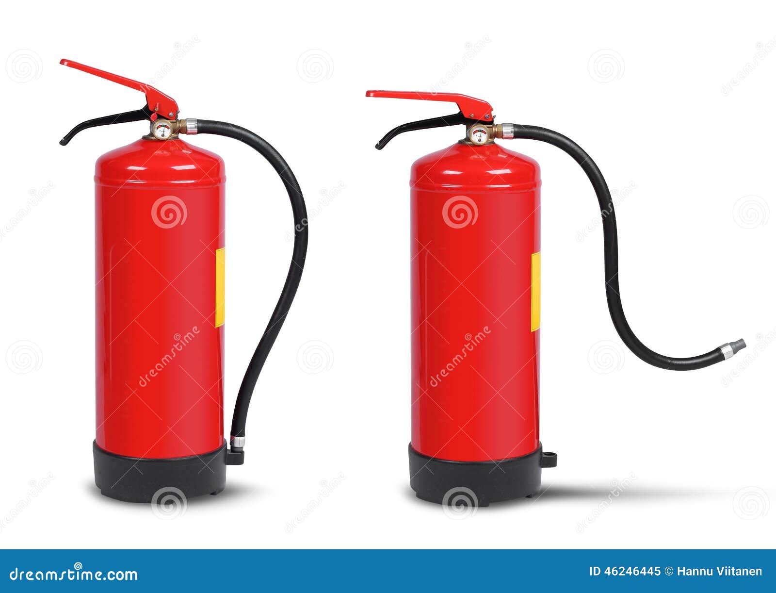 Handheld fire extinguisher stock image. Image of emergency - 46246445