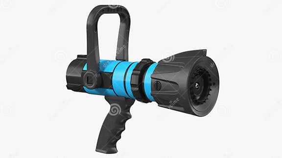 Handheld Fire Hose Nozzle with Adjustable Handle Stock Photo - Image of ...