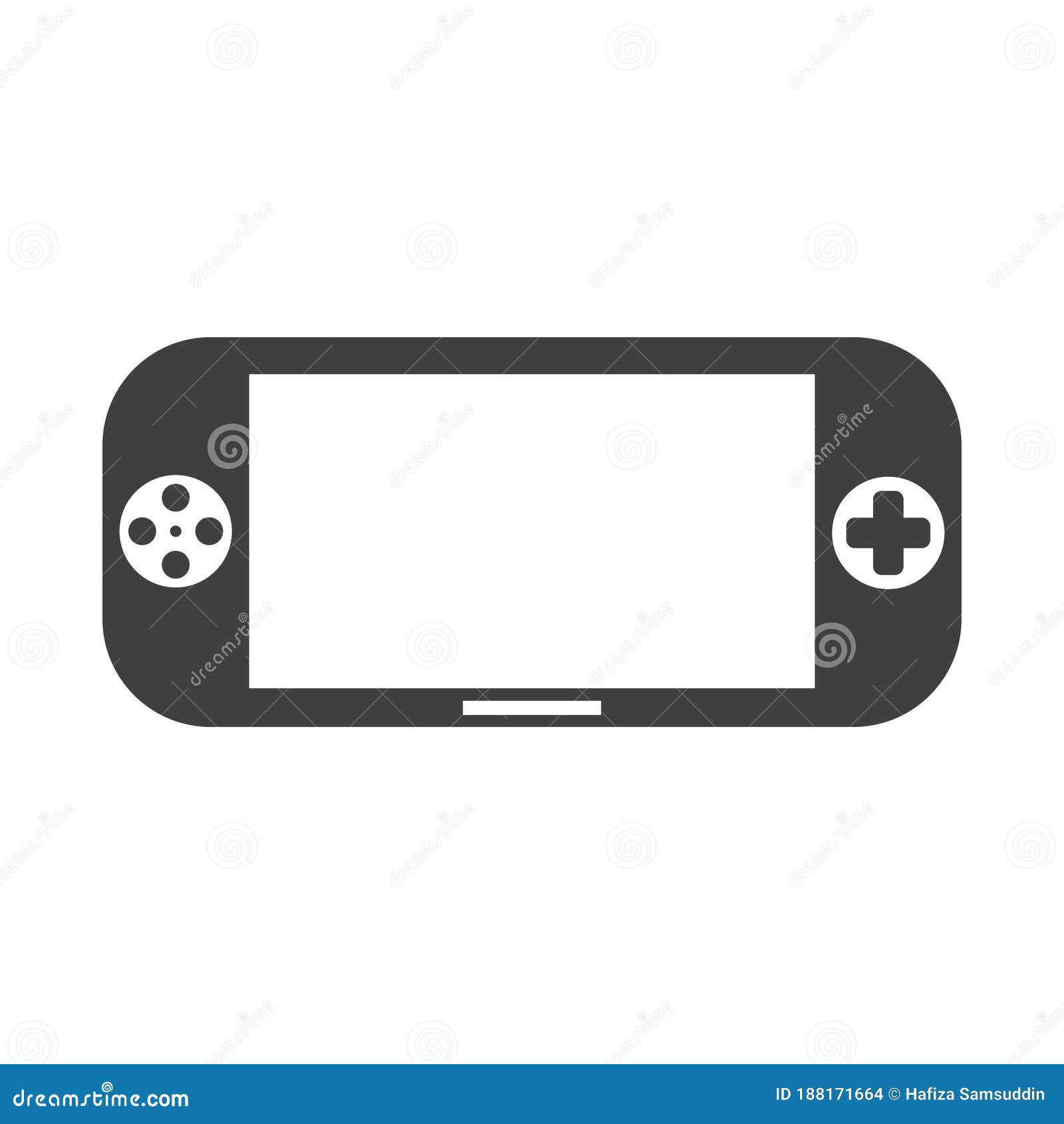 Handheld Game Device. Vector Illustration Decorative Design Stock ...