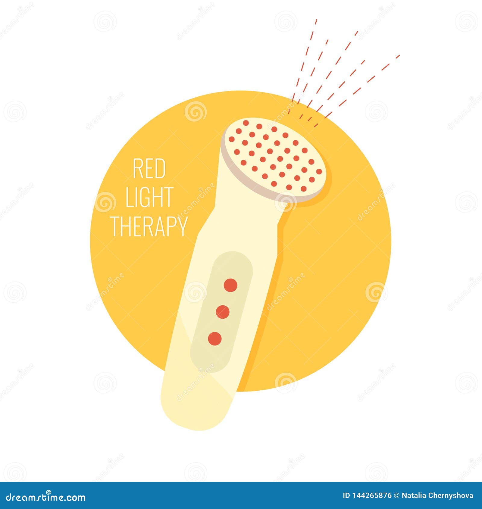 Light Therapy, Phototherapy Or Laser Therapy. Depth Of Penetration By ...