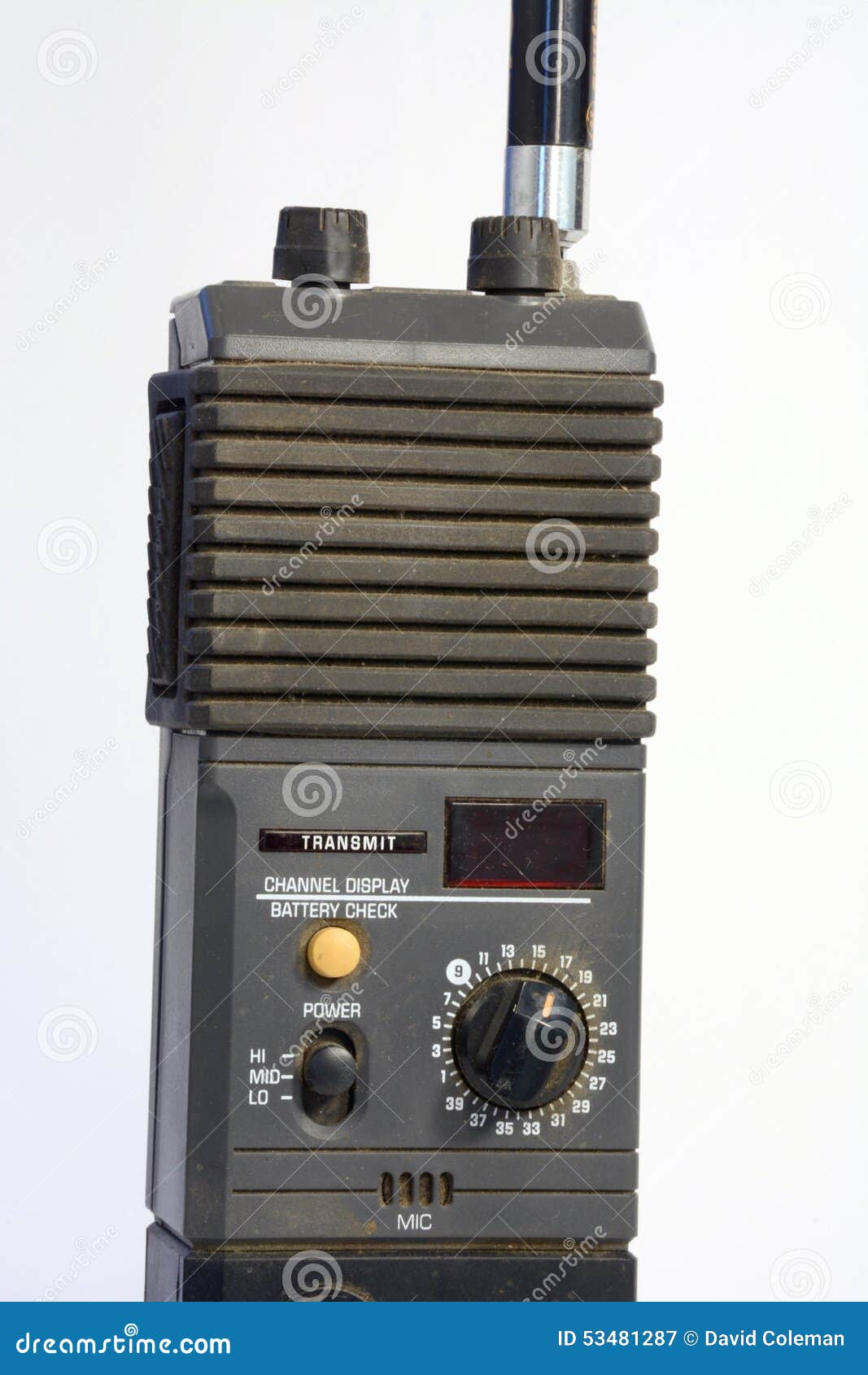 Handheld radio stock image. Image of dial, knobs, broadcast - 53481287