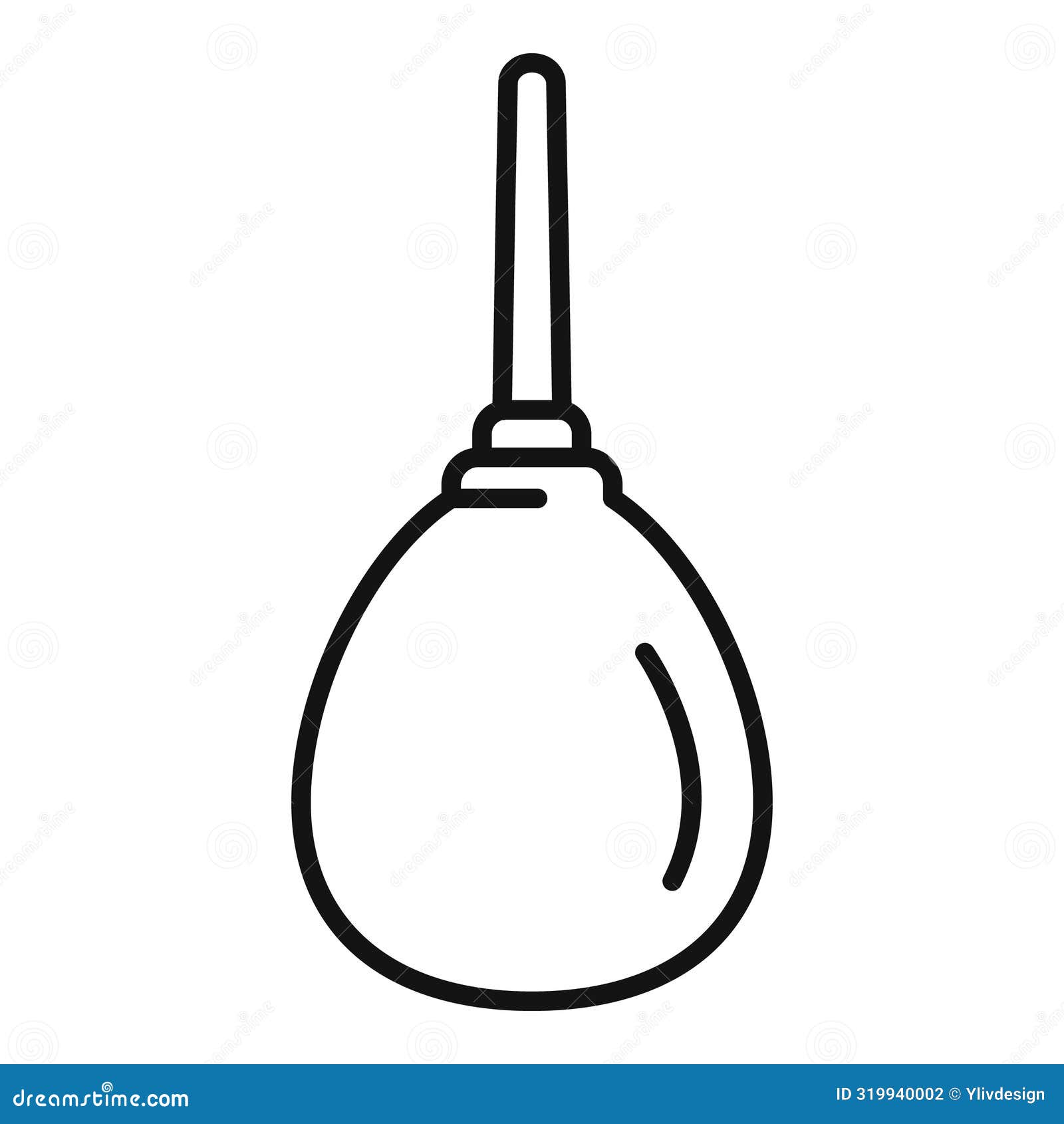 Rubber Bulb Icon, Baby Nasal Aspirator, Mucus Nose Suction, Flat Symbol ...