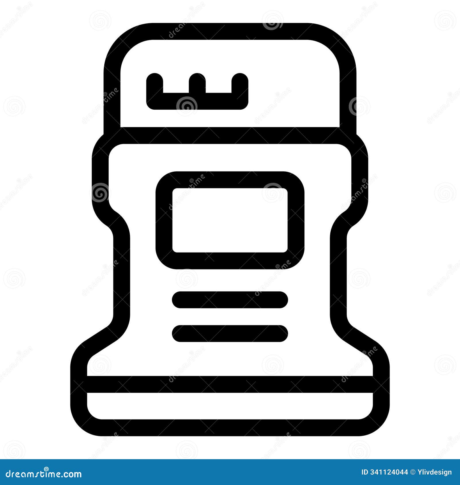 Handheld Scanner Device Scanning Document Icon Stock Vector ...