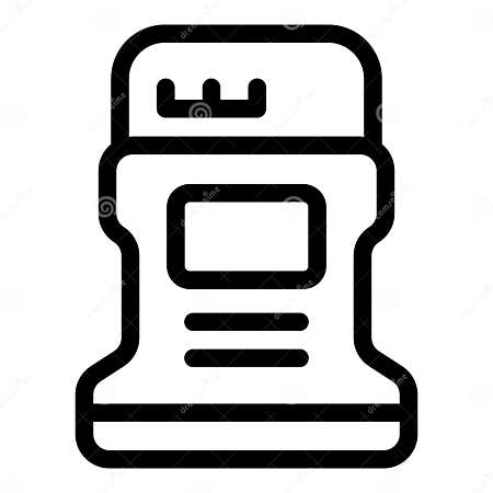 Handheld Scanner Device Scanning Document Icon Stock Vector ...