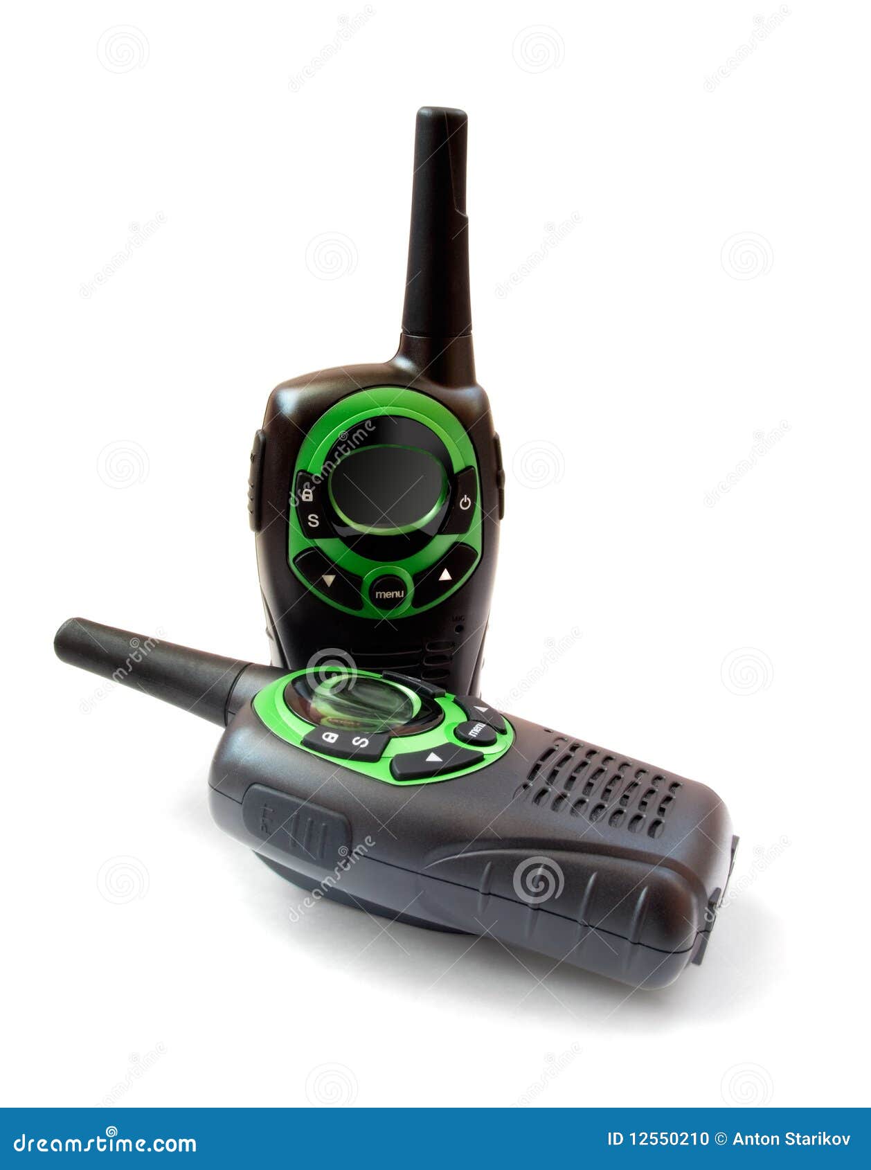 Handheld transceivers stock photo. Image of communications - 12550210