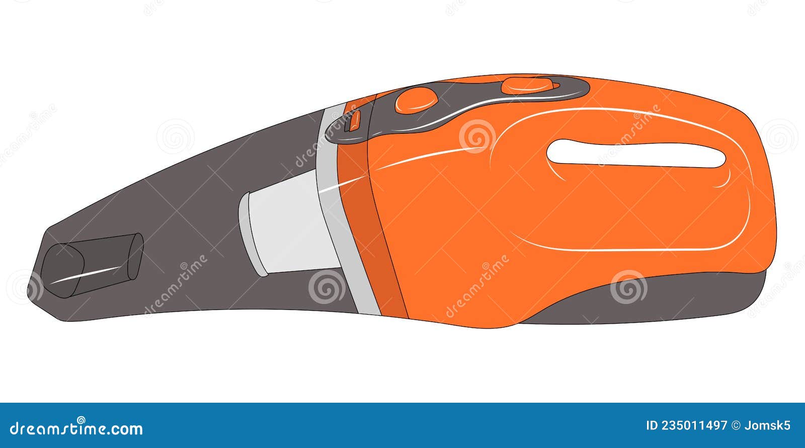 Handheld Vacuum Cleaner Vector Stock Vector - Illustration of electric ...