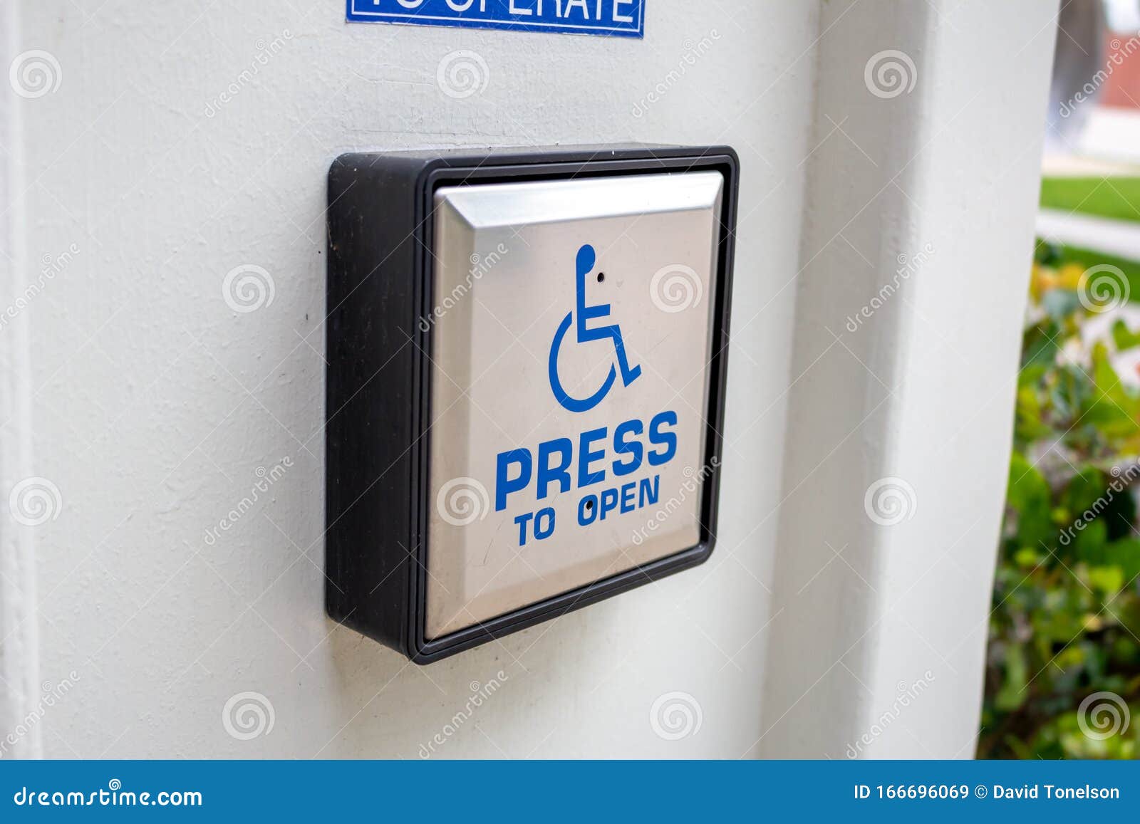 Handicap Push Button Door Opener