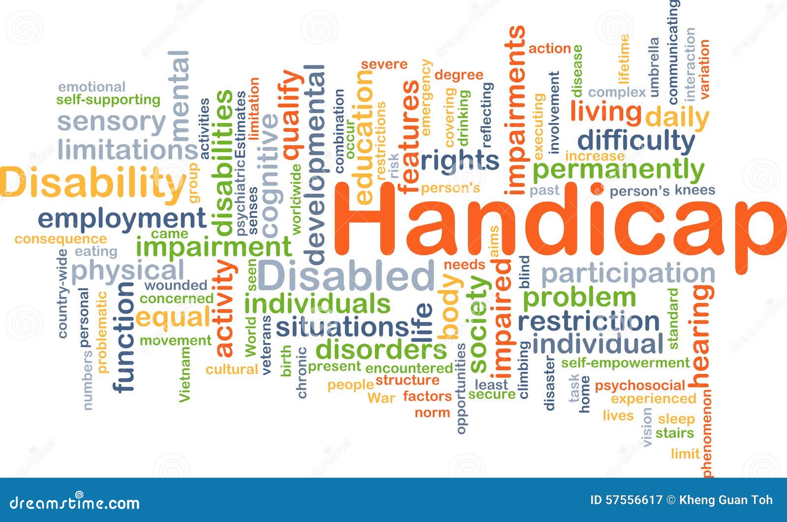 Handicap Background Concept Stock Illustration - Illustration of ...