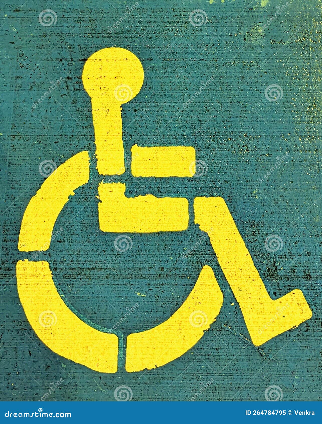 Handicap Disability Sign Illustration Stock Image - Image of logo, font ...