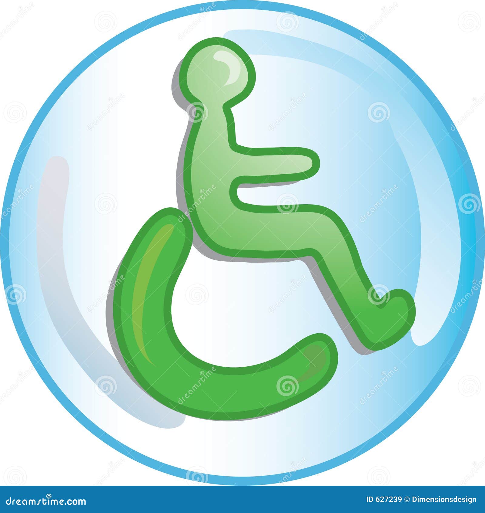 Handicap icon stock vector. Illustration of door, business - 627239