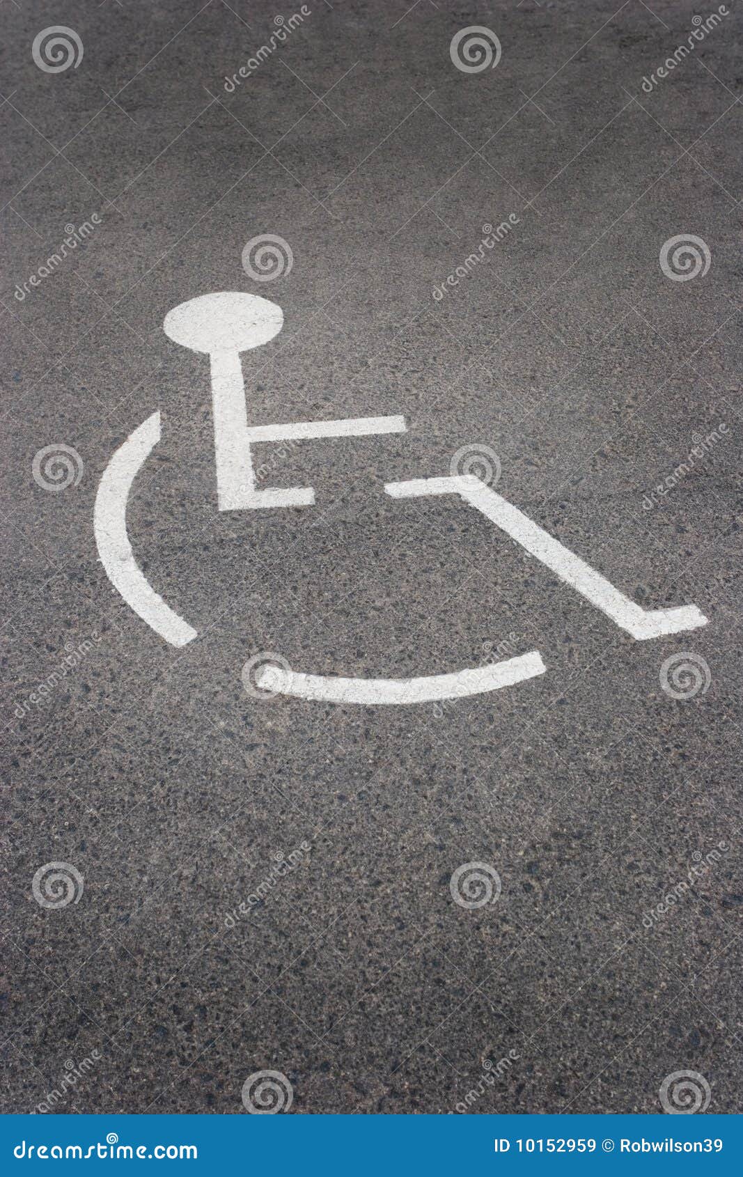 Pavement Handicap Symbol And Wheelchair Stock Photo | CartoonDealer.com ...