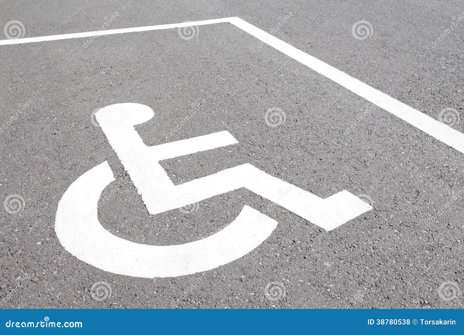 Handicap parking stock photo. Image of closeup, disability - 38780538