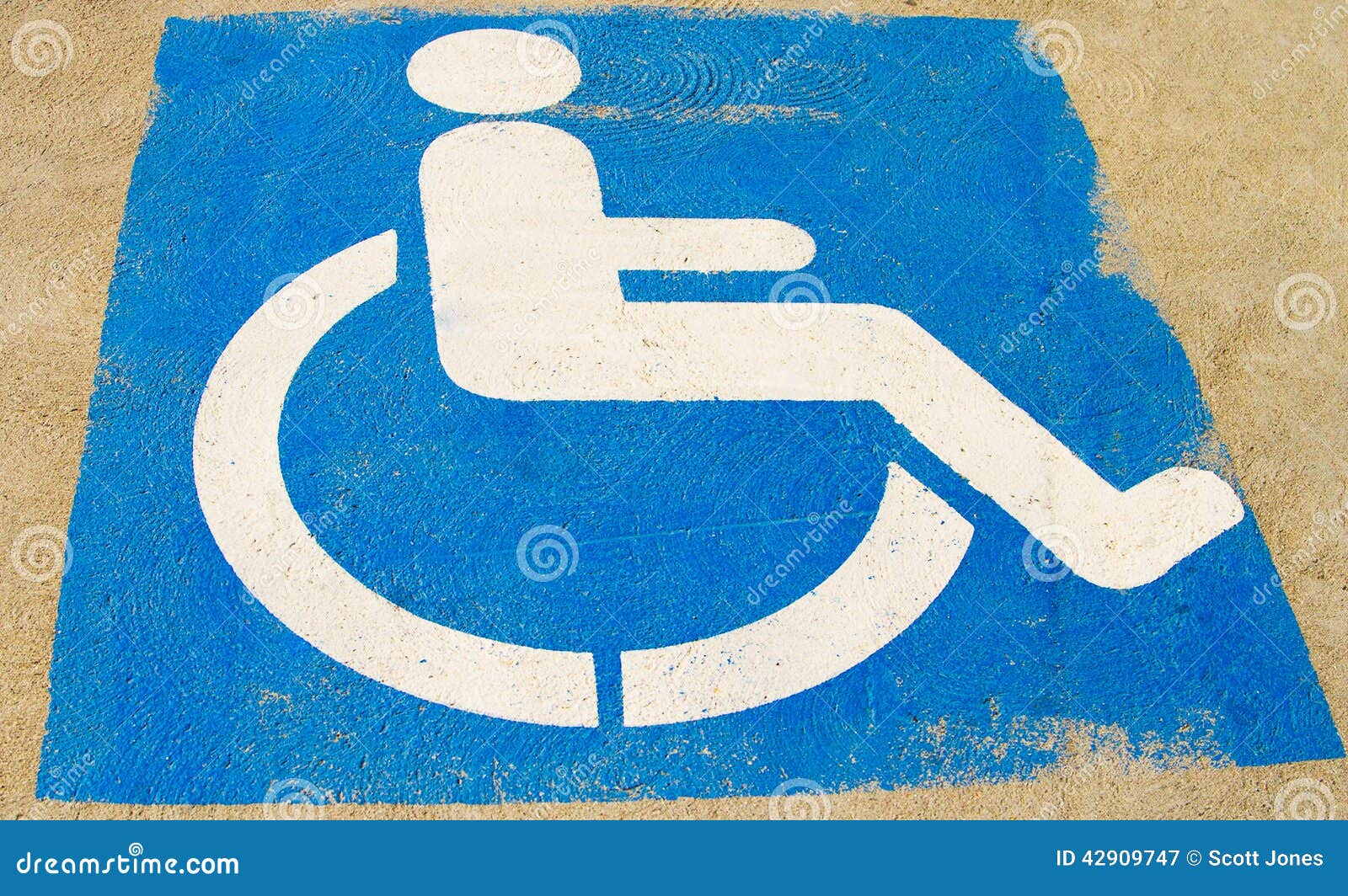 Handicap Parking stock image. Image of handicap, sign - 42909747