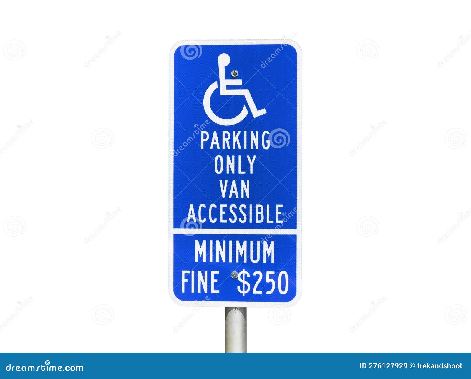 Handicap Parking only Sign Cut Out Stock Image - Image of background ...