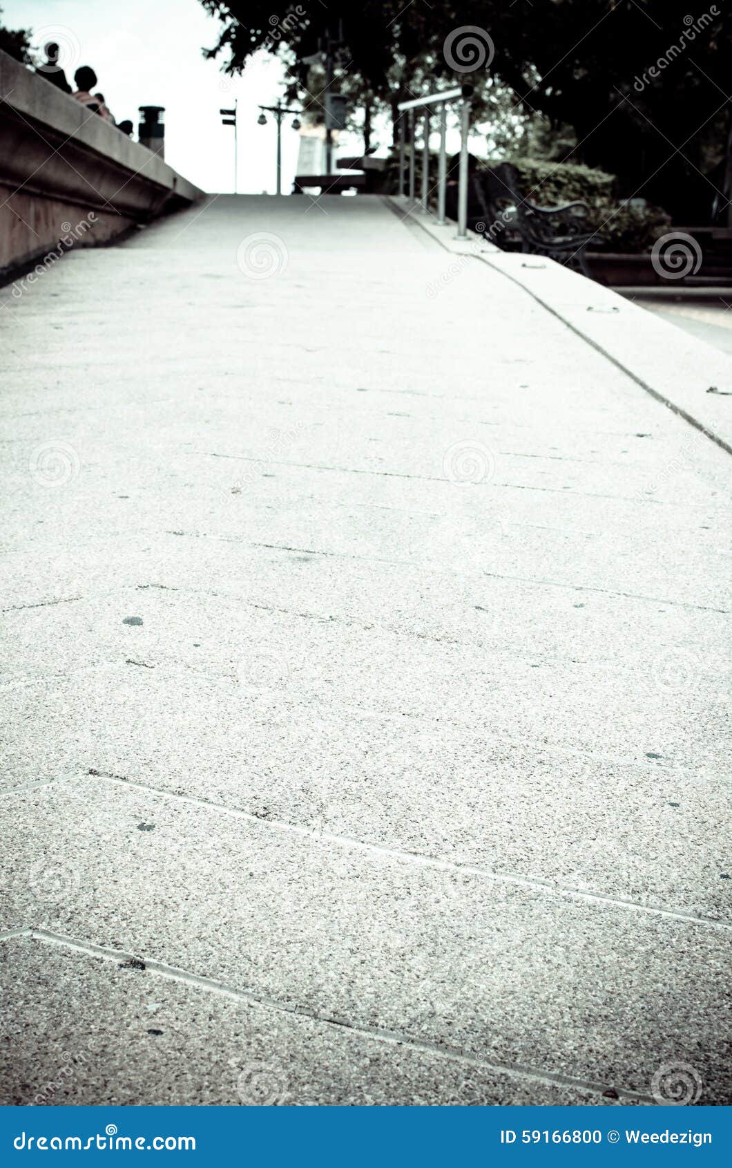 Handicap ramp in park stock photo. Image of disability - 59166800