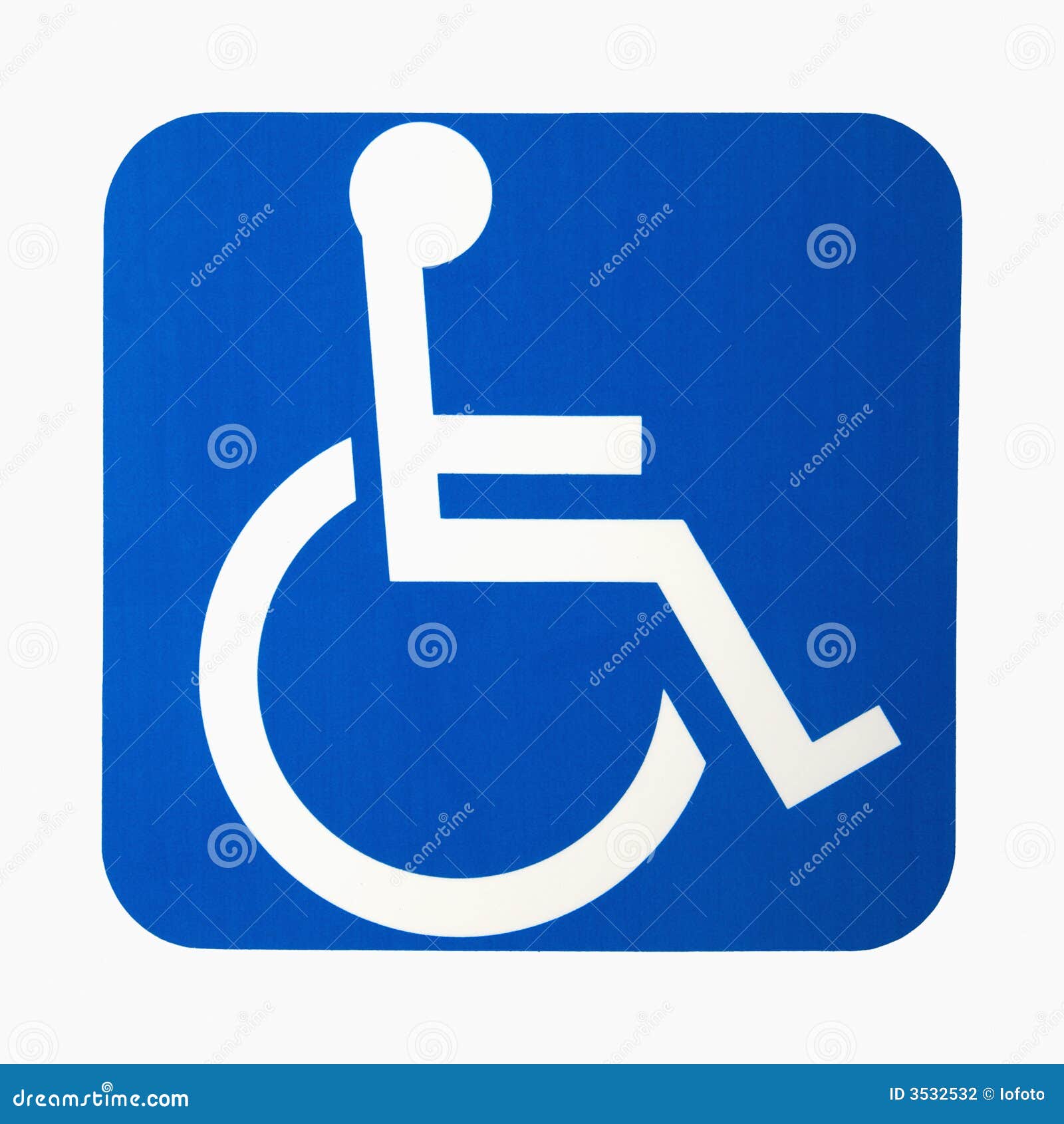 Handicap sign. stock photo. Image of life, access, isolated - 3532532