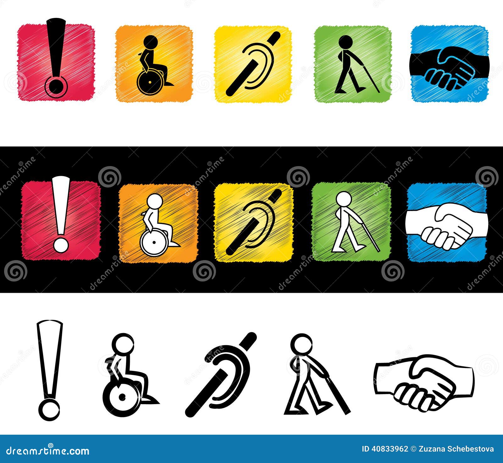 Handicap sign illustration stock illustration. Illustration of ...
