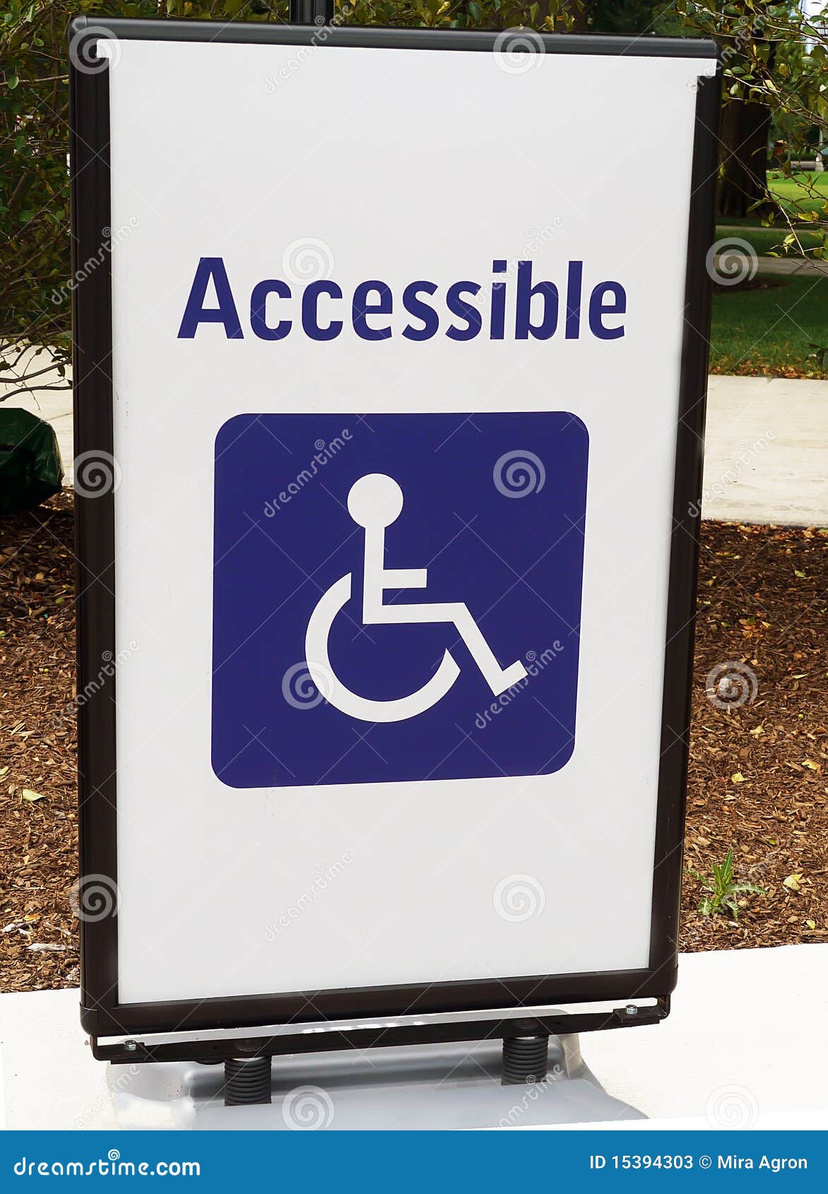 Handicapped Access Sign stock image. Image of handicapped - 15394303
