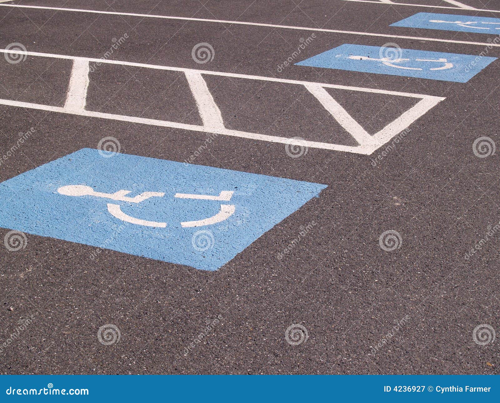Handicapped Parking Spot Marking Stock Photography | CartoonDealer.com ...
