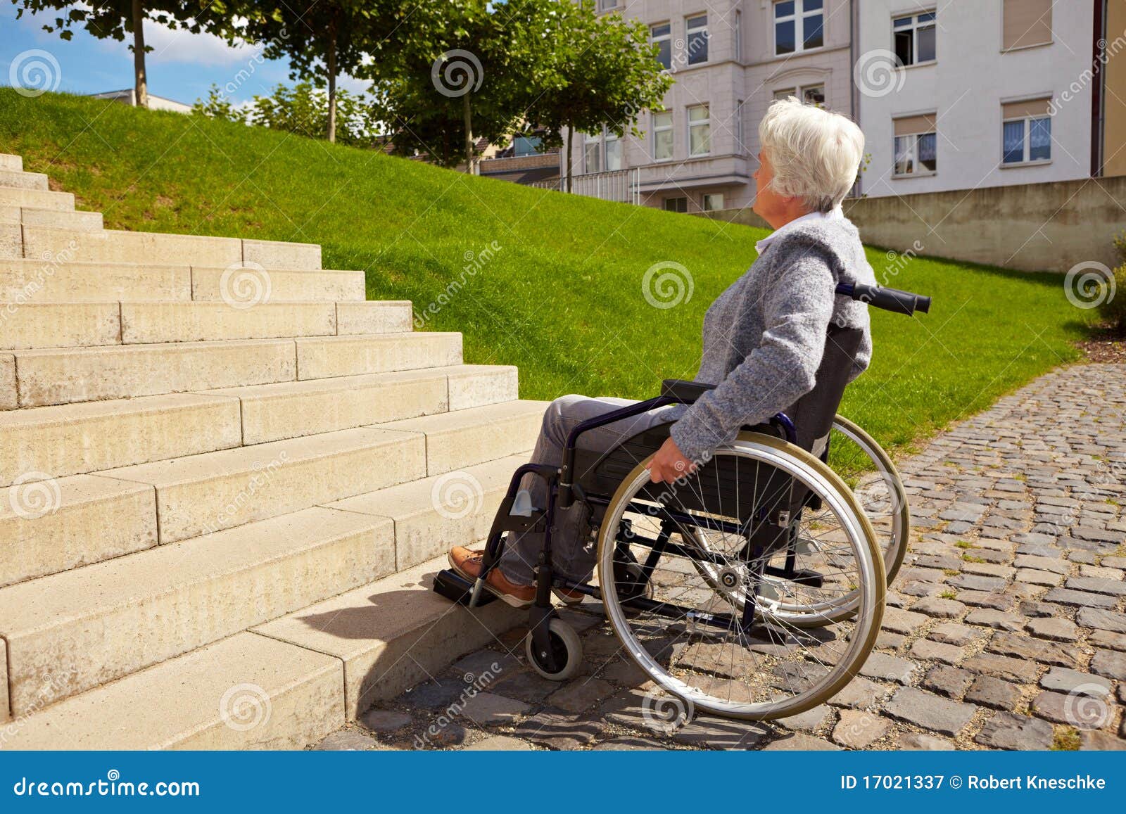 Handicapped Person Looking at Stock Image - Image of hurdle, alone ...