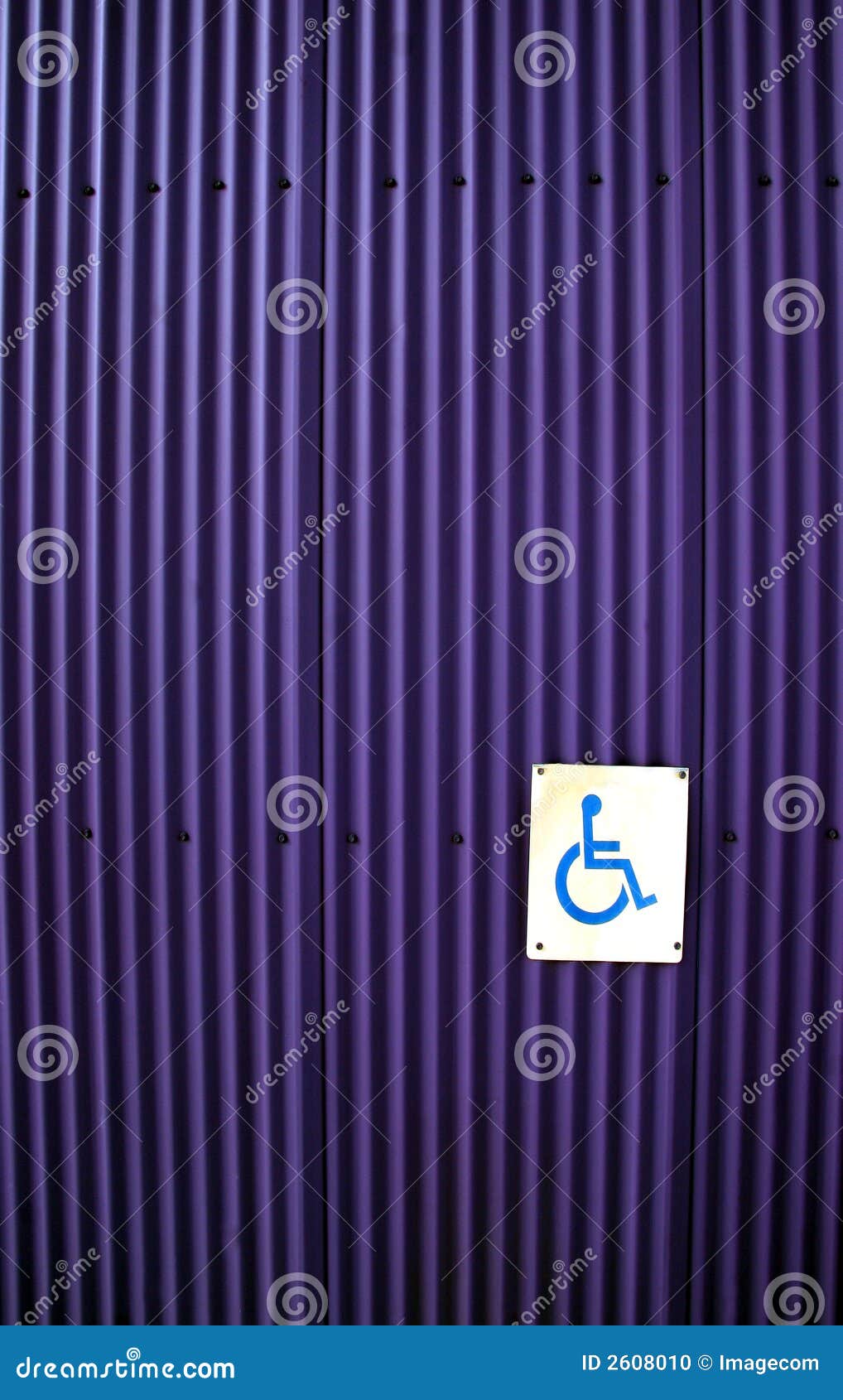 Handicapped sign stock photo. Image of colors, access - 2608010