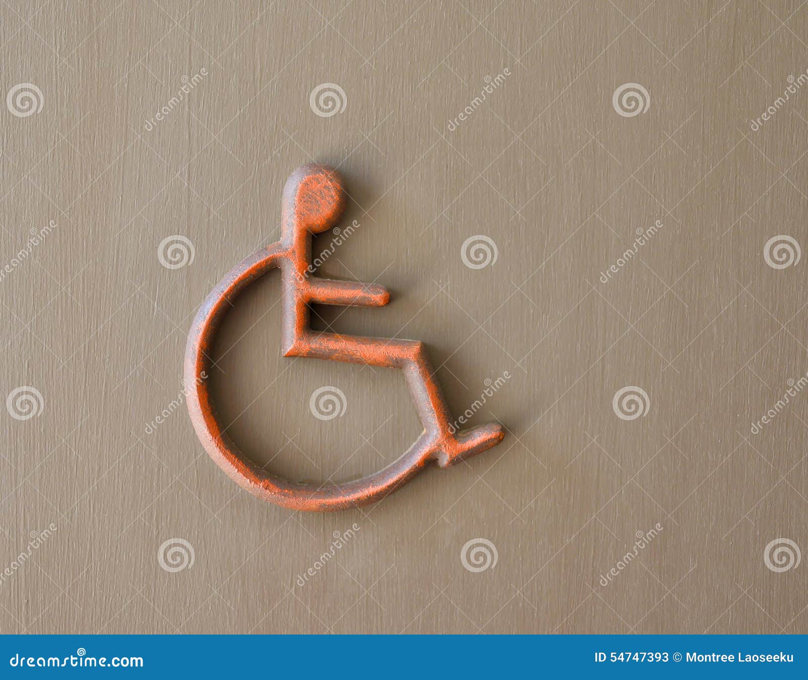 Handicapped sign stock image. Image of chair, wall, background - 54747393