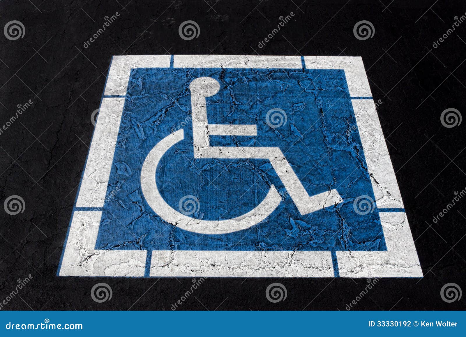 Handicapped Symbol Disabled Parking Sign Royalty-Free Stock Photography ...