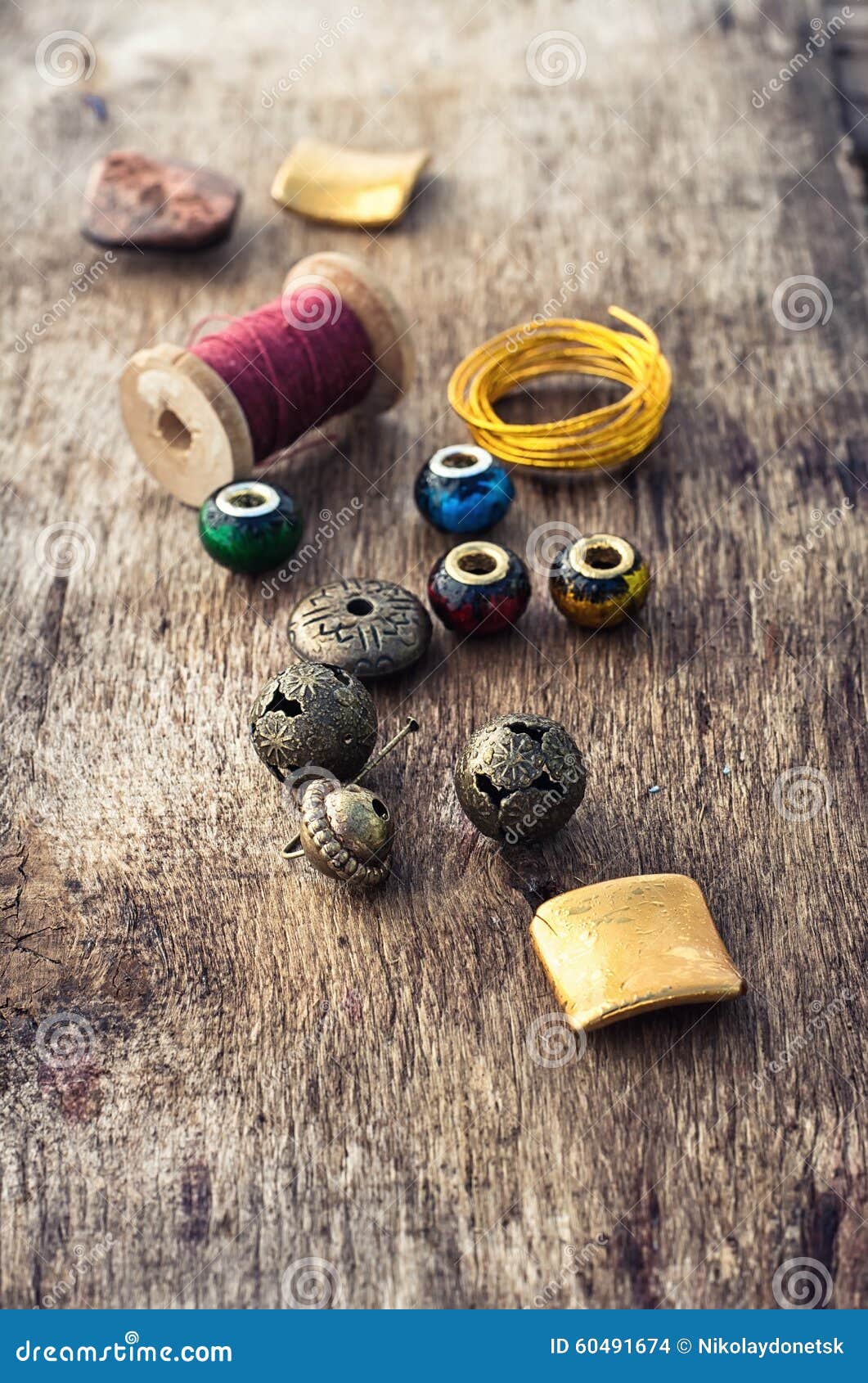 Handicraft stock photo. Image of scissors, shiny, bead - 60491674