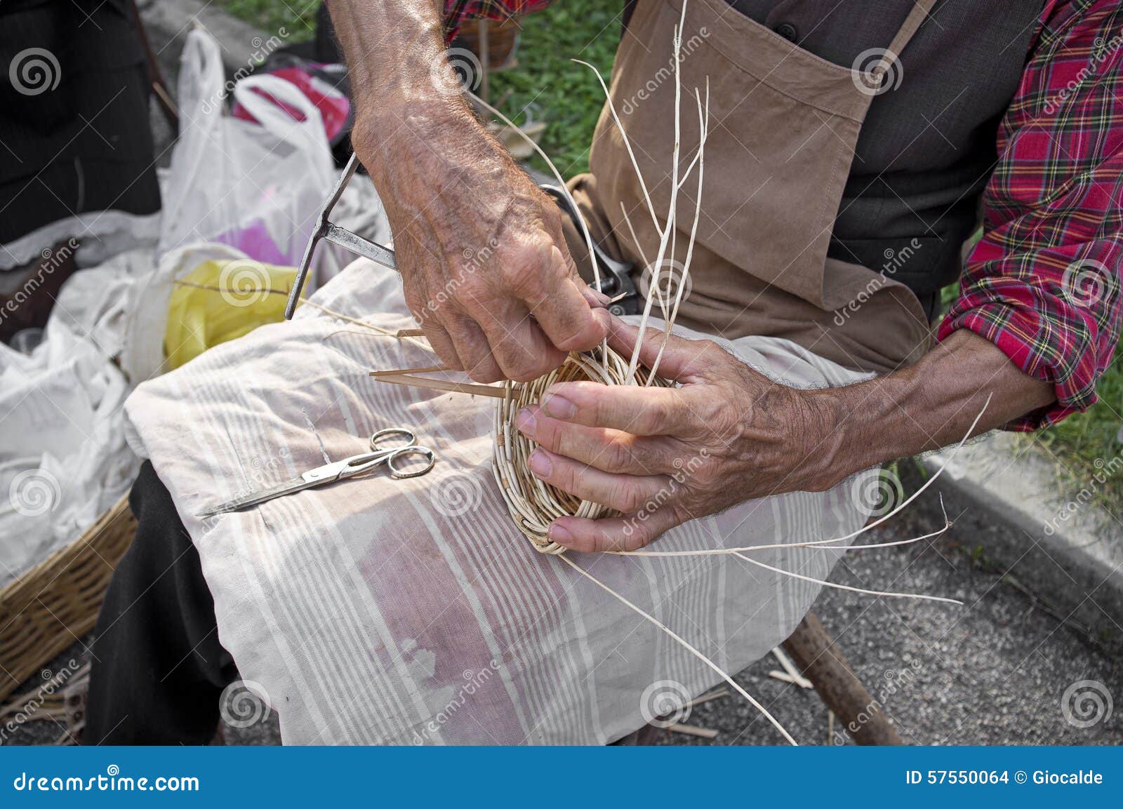 Handicraft stock photo. Image of folk, basket, exhibition - 57550064