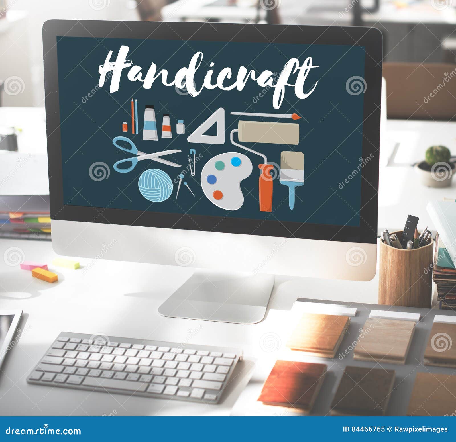 Handicraft Handmade Handiwork Art Design Ideas Concept Stock Image ...