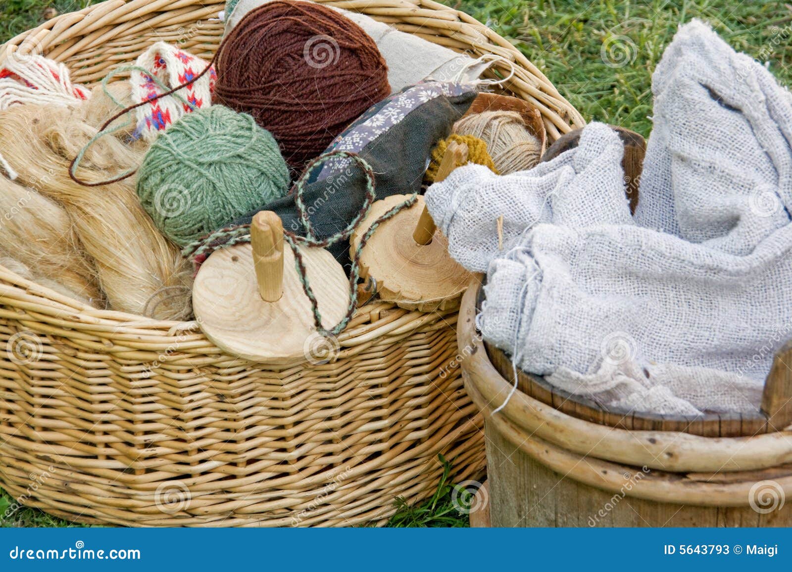 Handicraft Items stock image. Image of skeins, skein, textile - 5643793