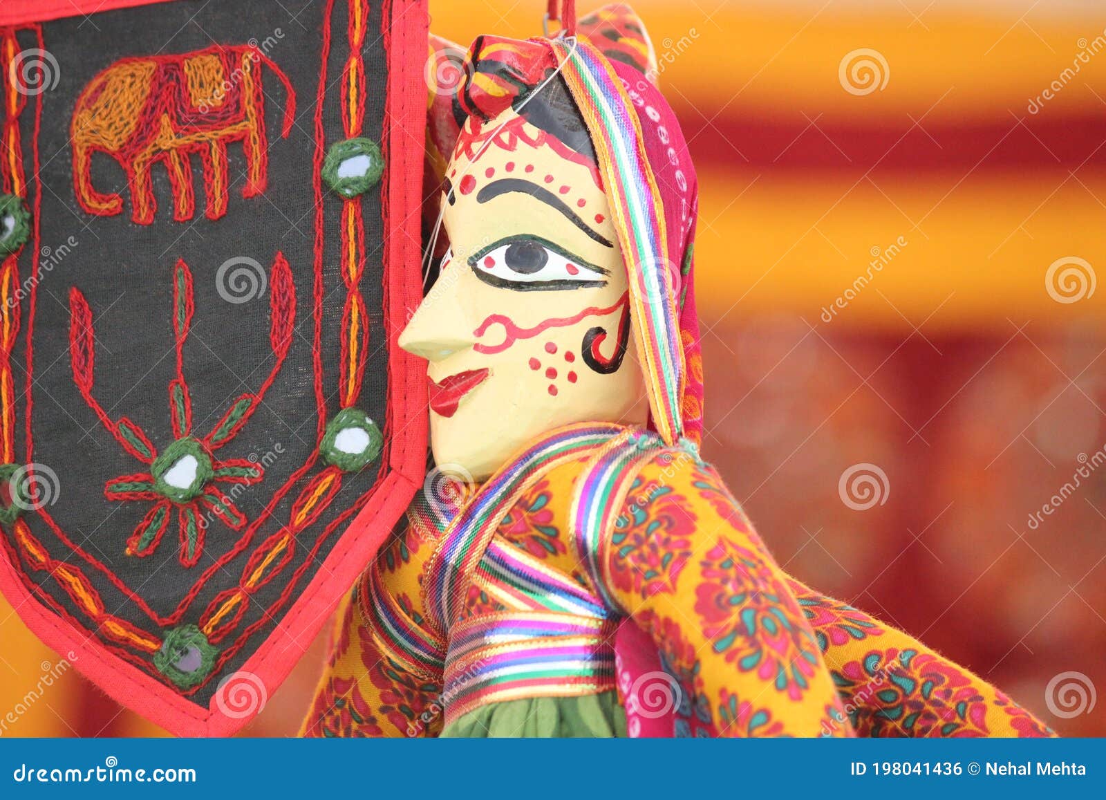 Handicraft - Women Puppet stock photo. Image of indian - 198041436