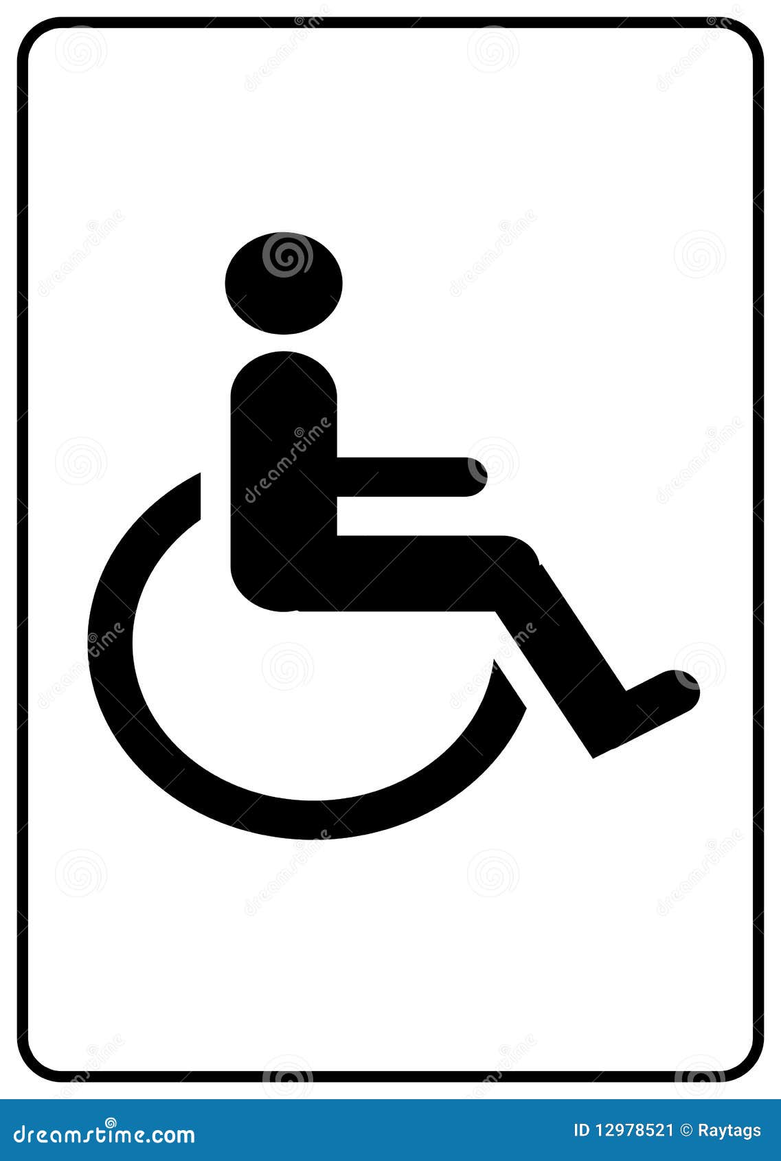 Handikappsymbol stock illustrationer. Illustration av sjukhus - 12978521