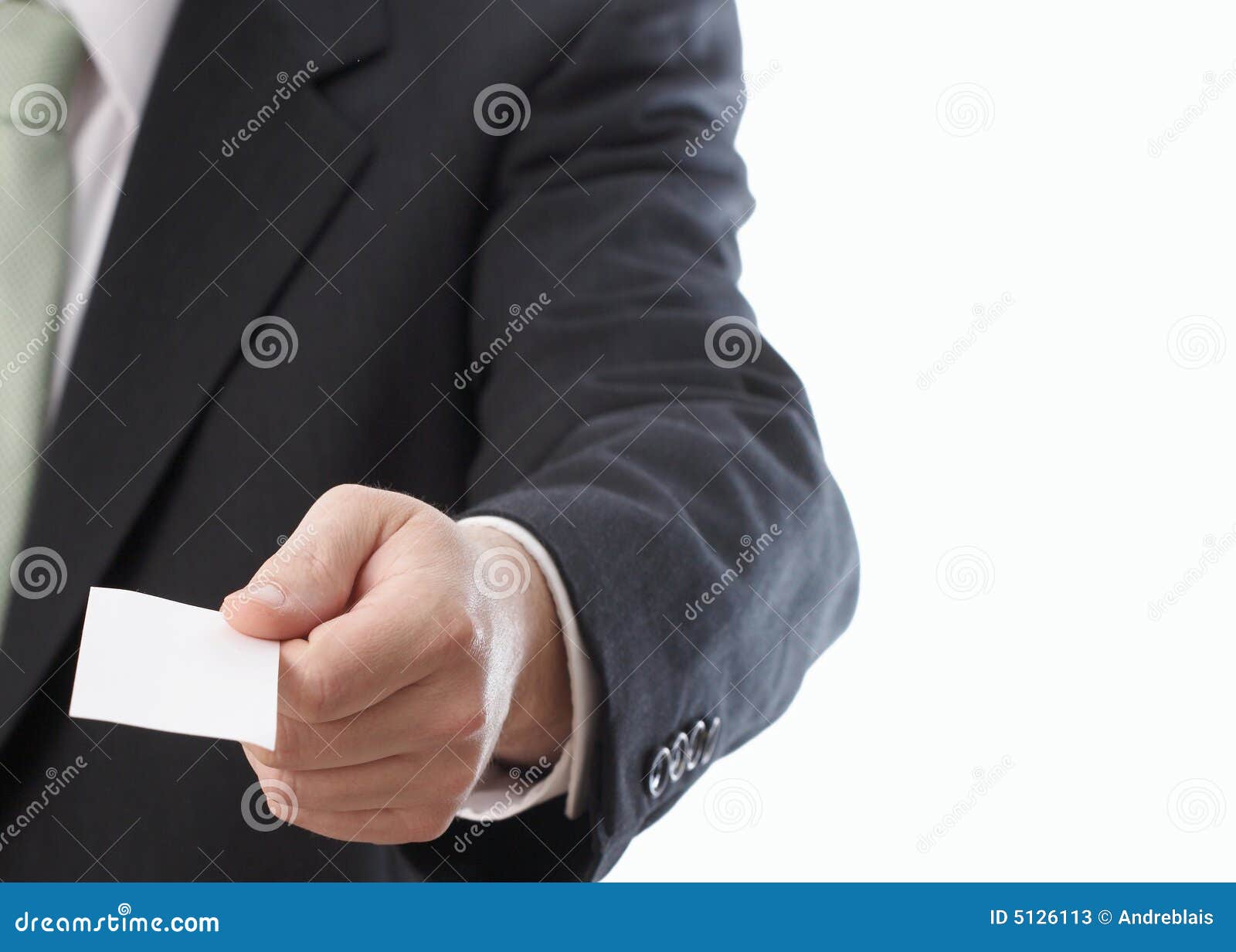 Handing Business Card stock image. Image of advertisement - 5126113