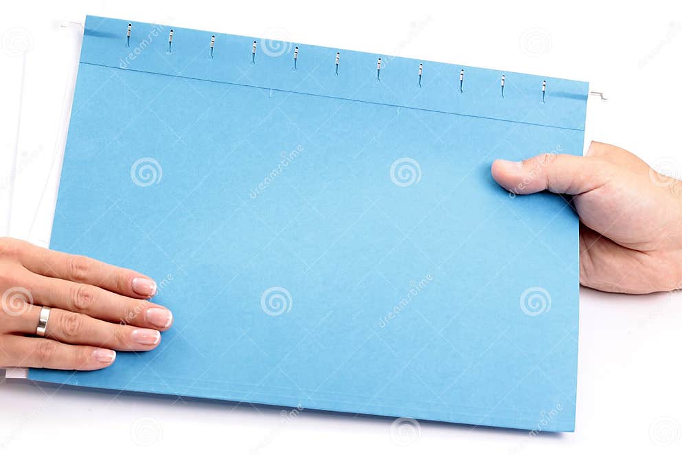Handing File Folder stock image. Image of giving, time - 14354035