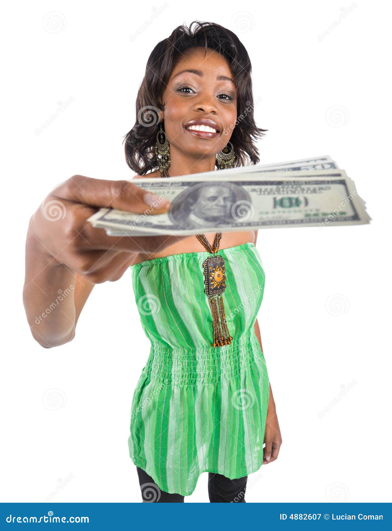 Handing money stock image. Image of currency, american - 4882607