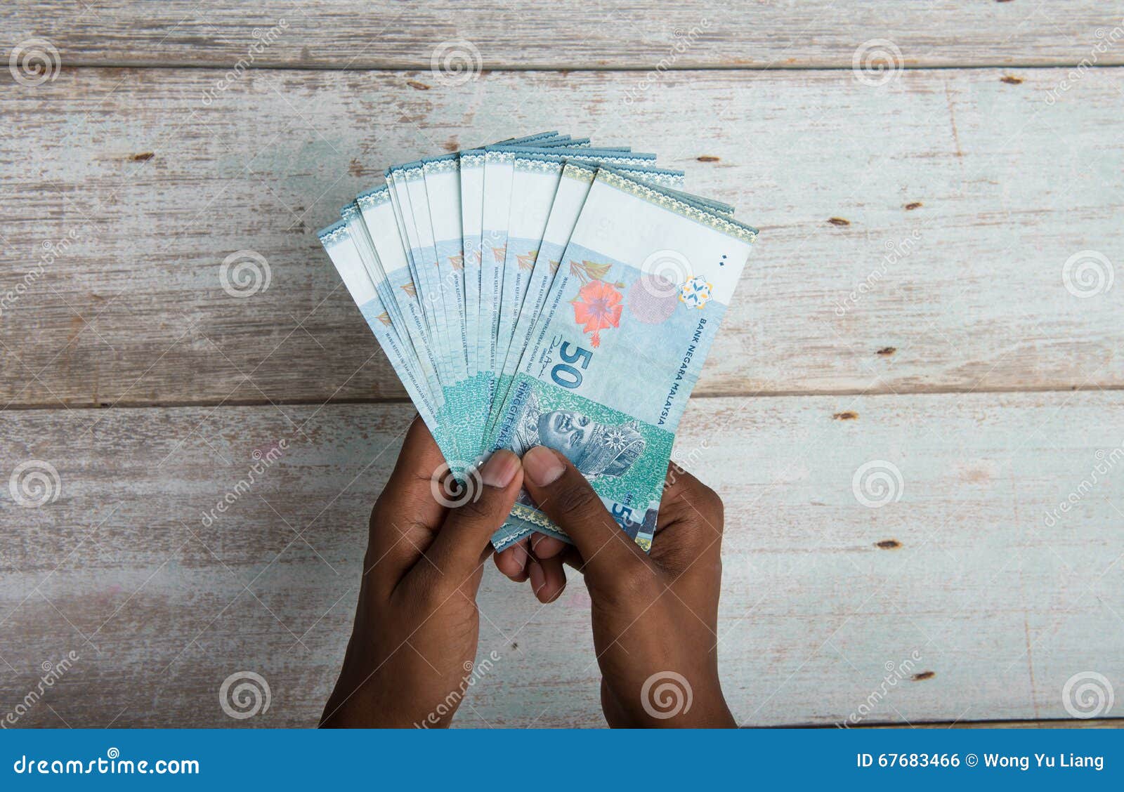 Handing Out Money in Malaysia Ringgit Stock Photo - Image of growth ...