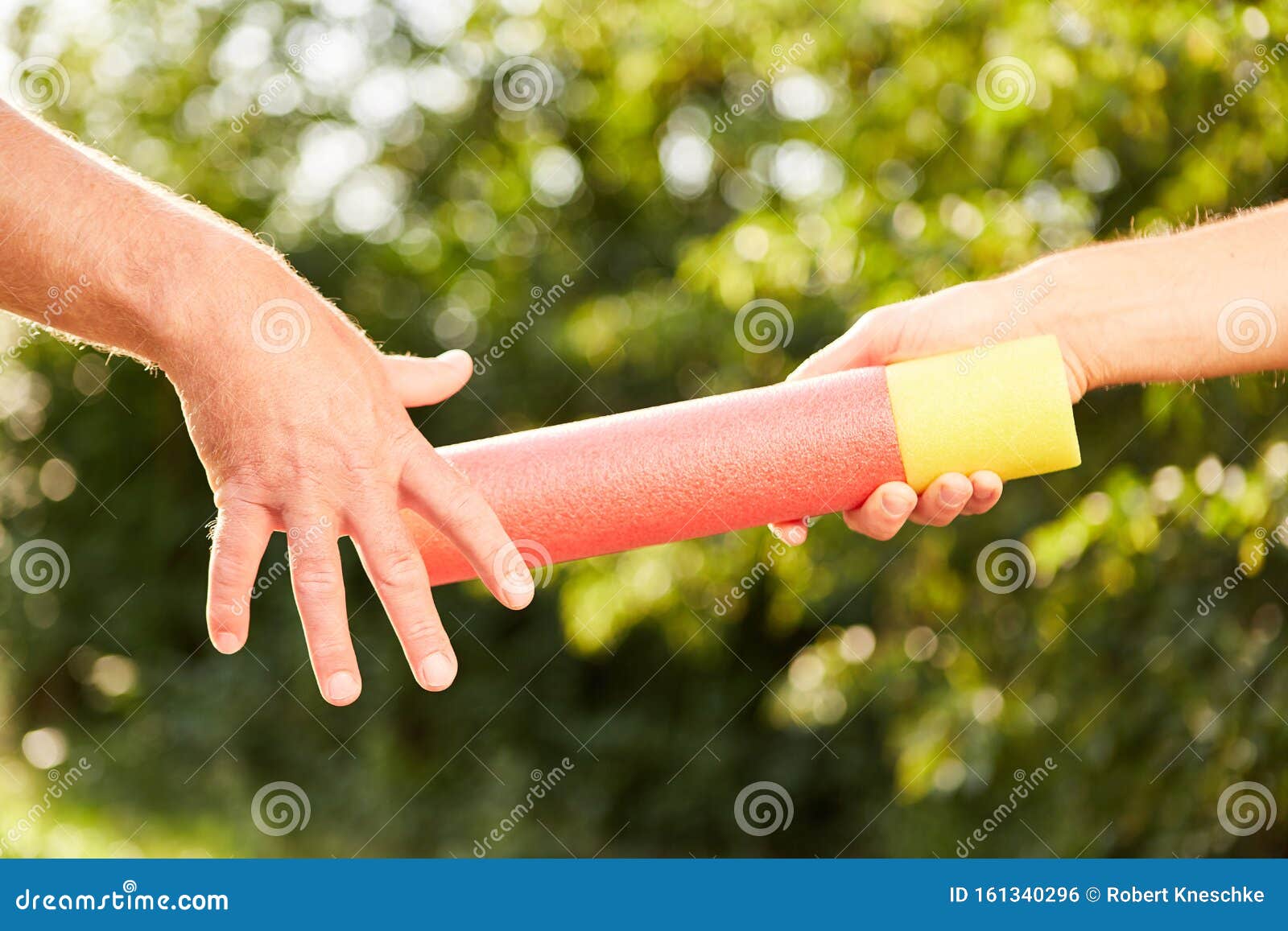 Handing over a baton stock photo. Image of team, exercise - 161340296