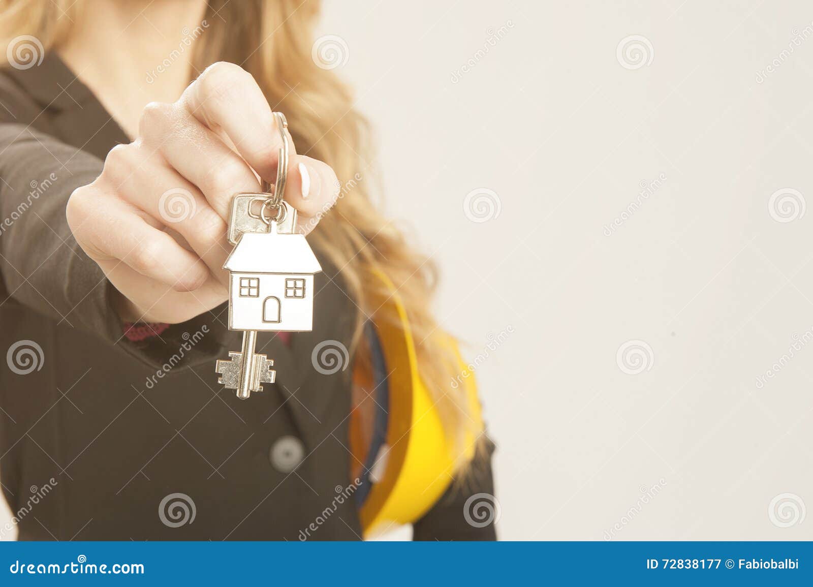 Handing over house keys stock image. Image of colour - 72838177