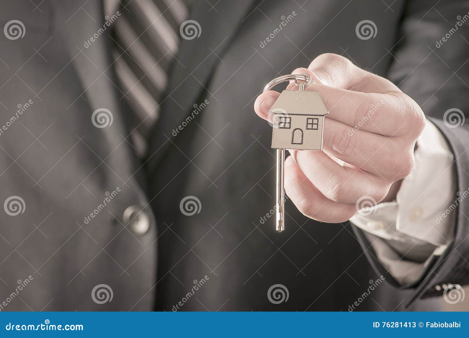 Handing over house keys stock image. Image of lease, authority - 76281413
